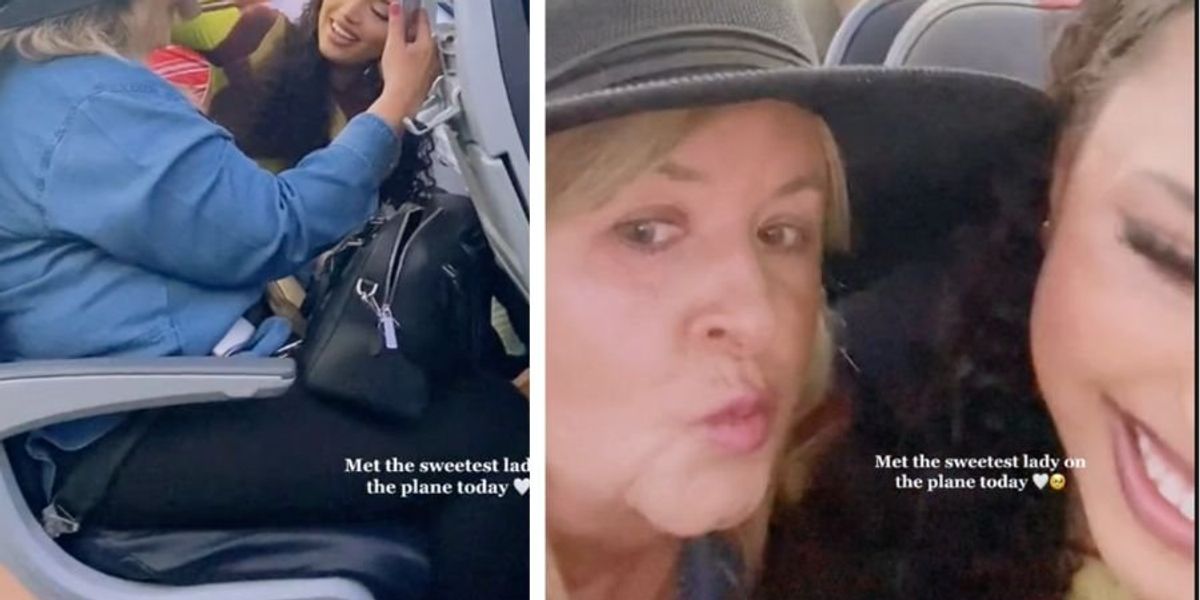Influencer gives makeover on American Airlines flight - Upworthy