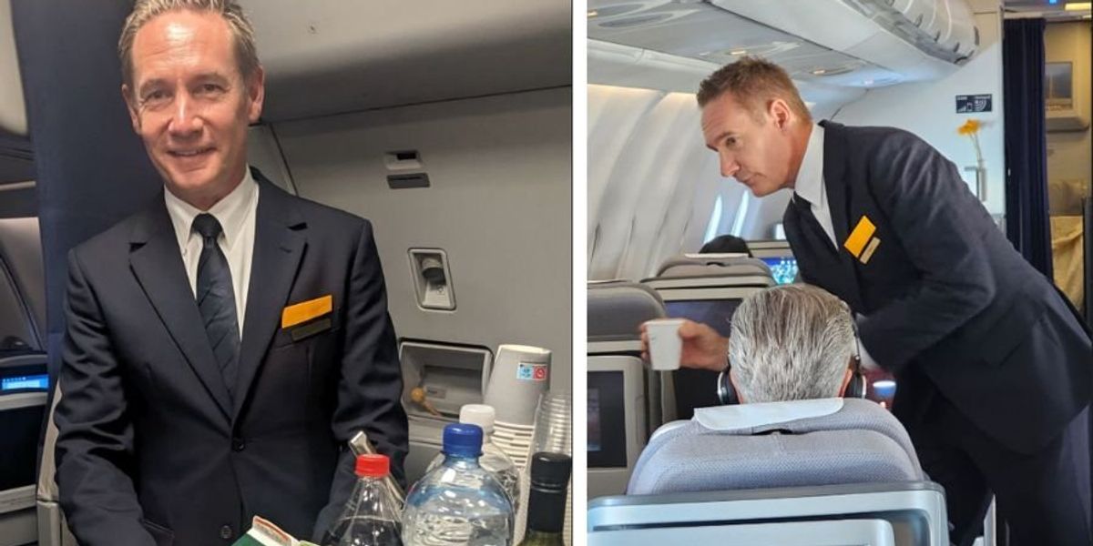 Lufthansa Airlines CEO works shift as a flight attendant - Upworthy