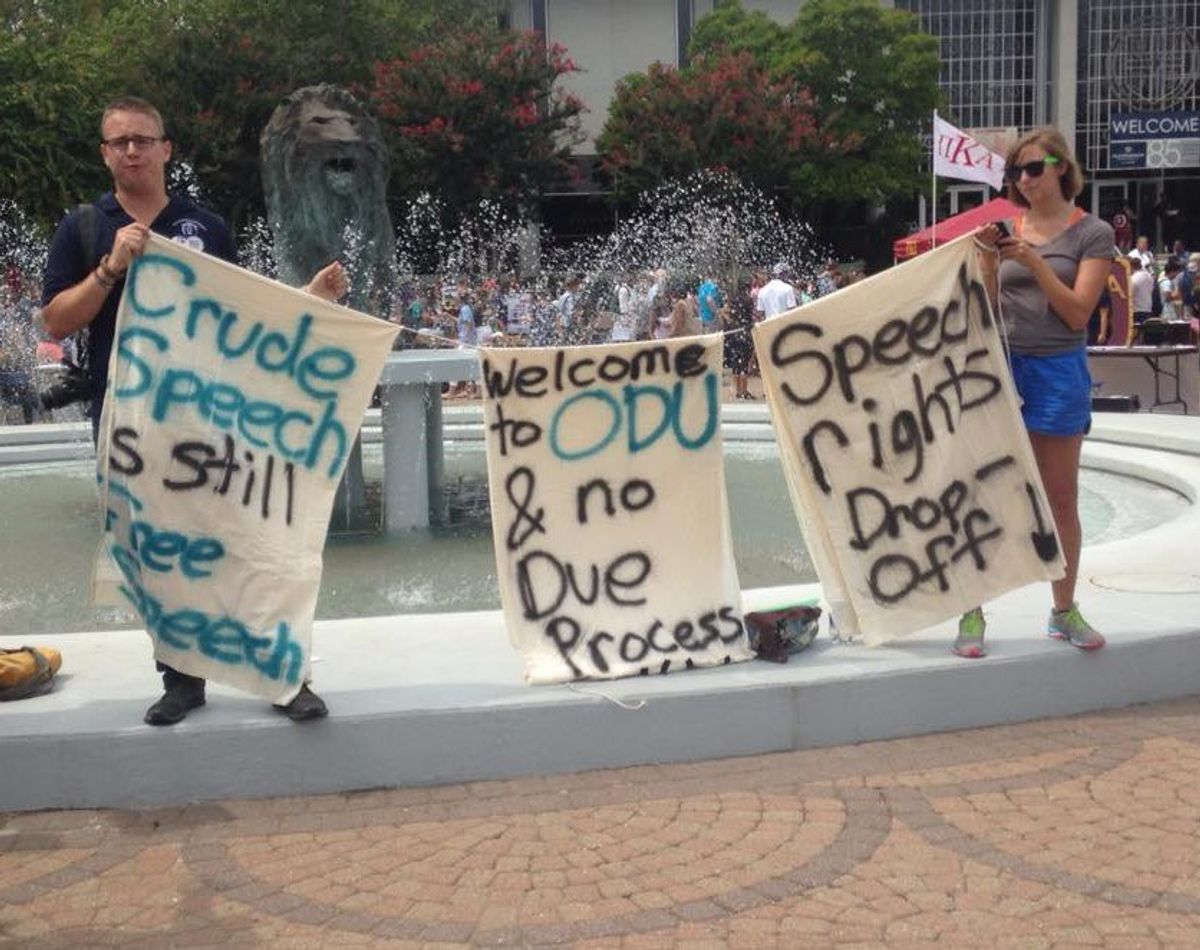 How Far Is Too Far?: A Take on Controversial ODU Banners By an ODU Student