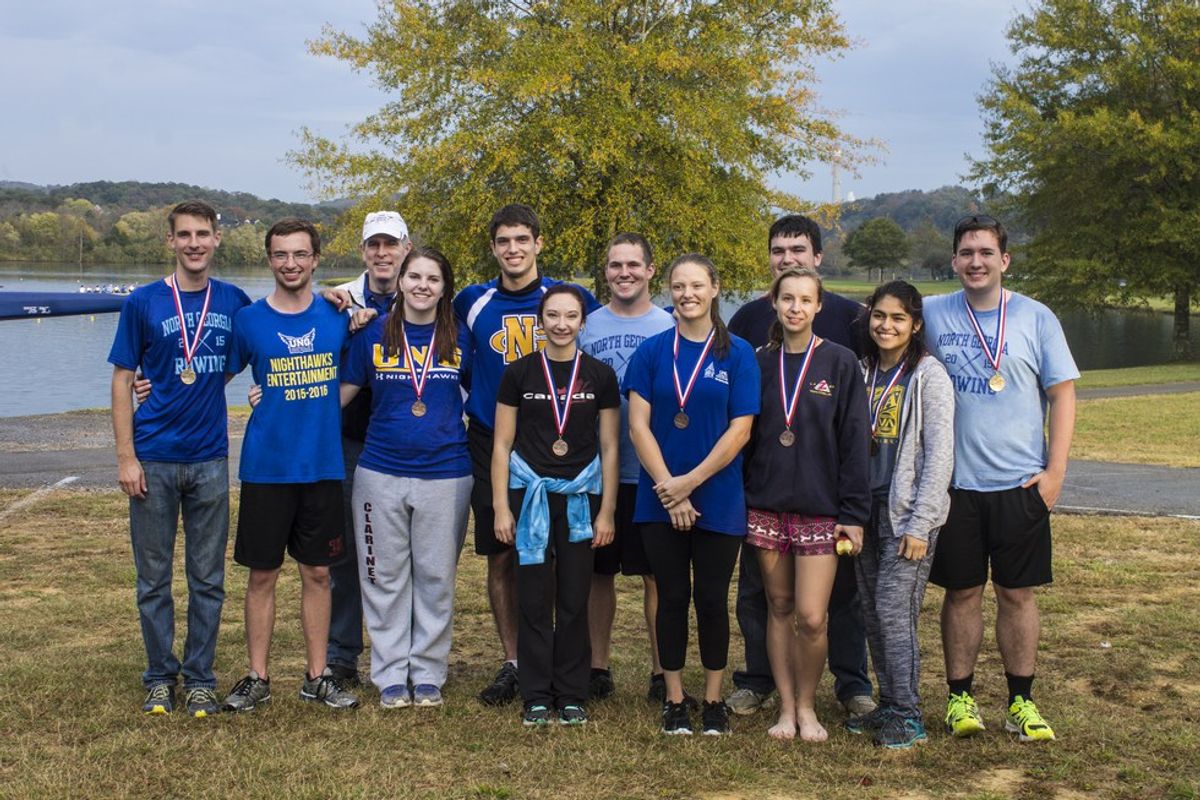 UNG Rowing Club Takes Home Bronze and Gold