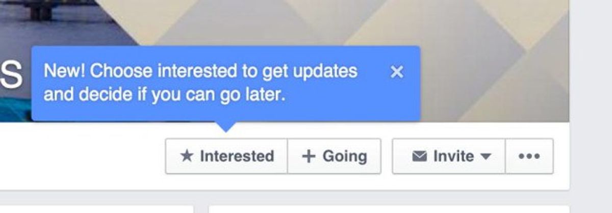 How The New “Interested” Button On Facebook Signals The End Of ...