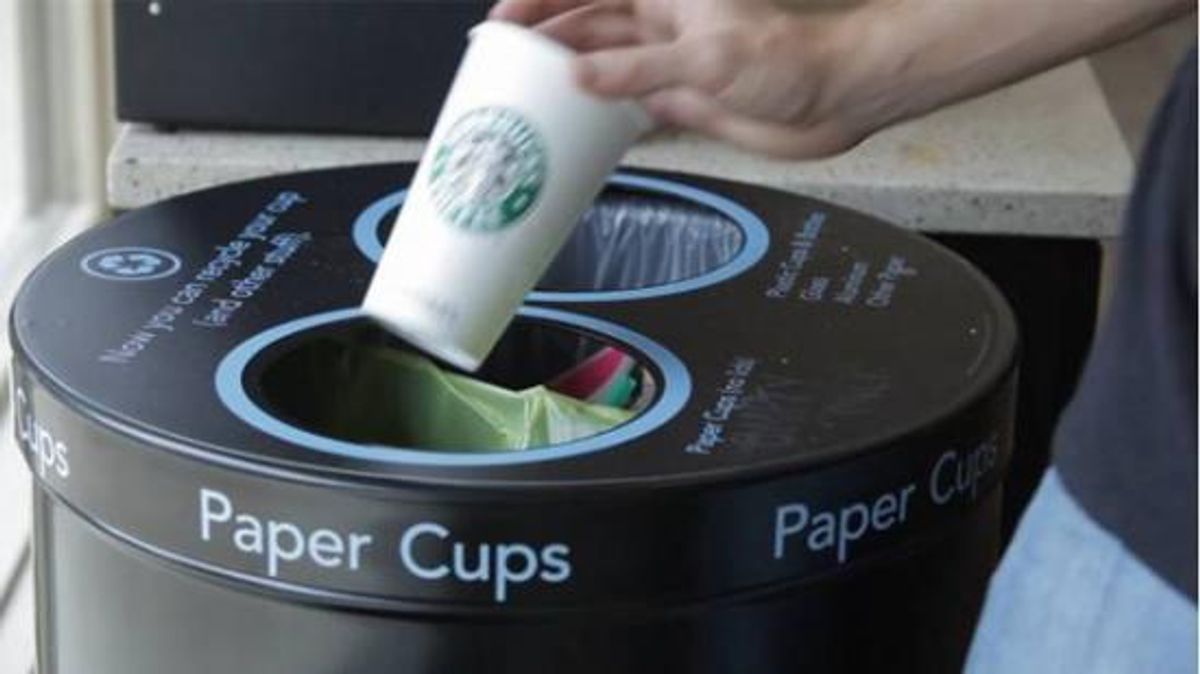 Los Angeles Starbucks' Recycling Practices Slip Through The Cracks ...