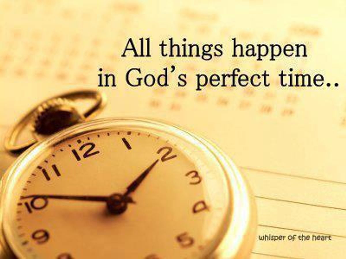 It's All In God's Timing
