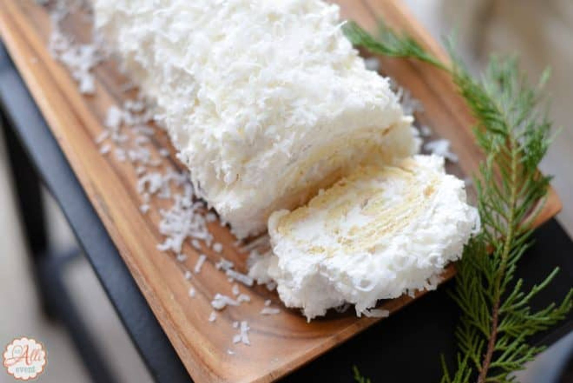 How to Make a Delicious Coconut Cake Roll - An Alli Event - My Recipe Magic