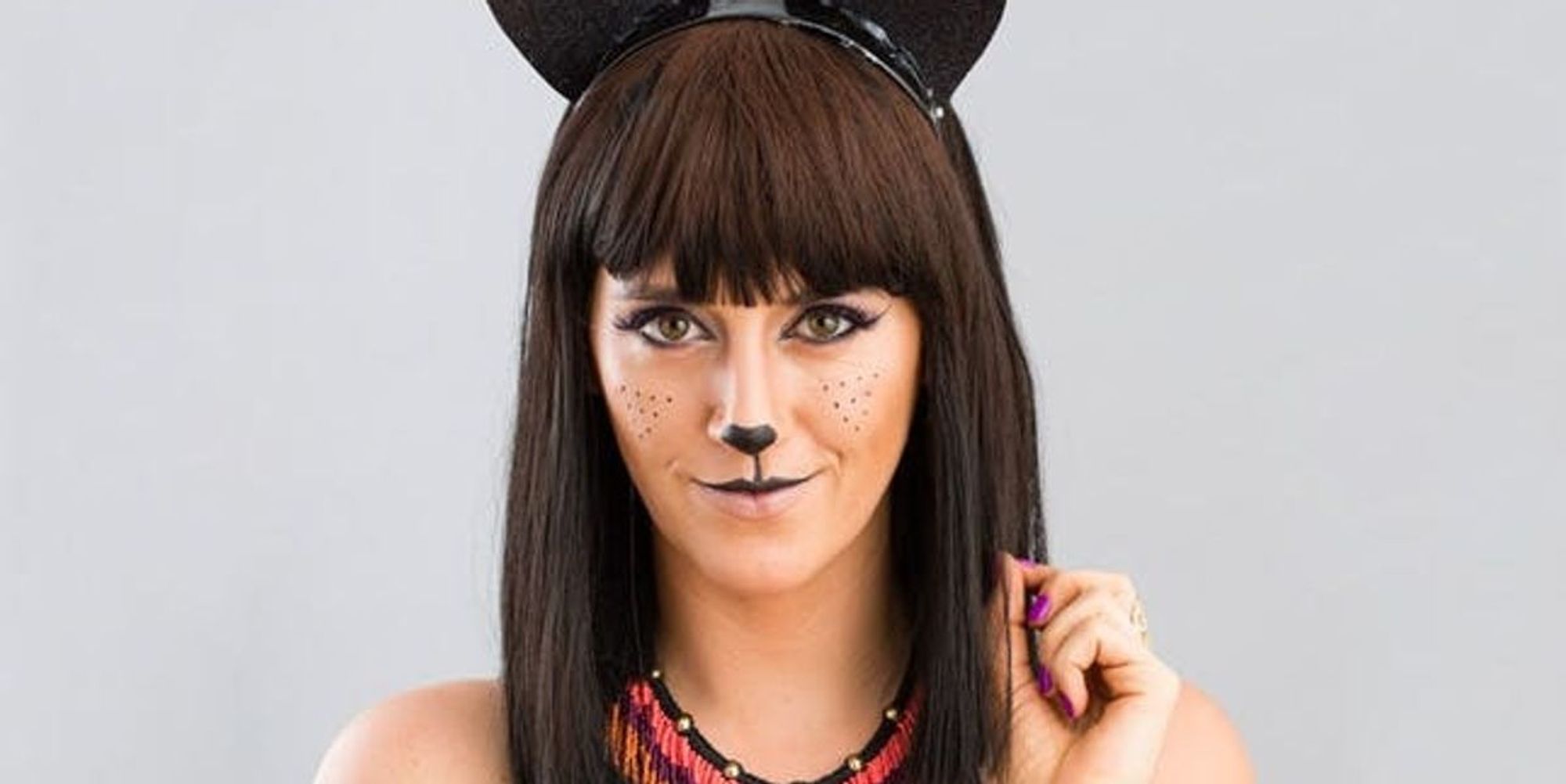 Halloween Beauty 101: The Purrfect Black Cat Makeup - Brit + Co