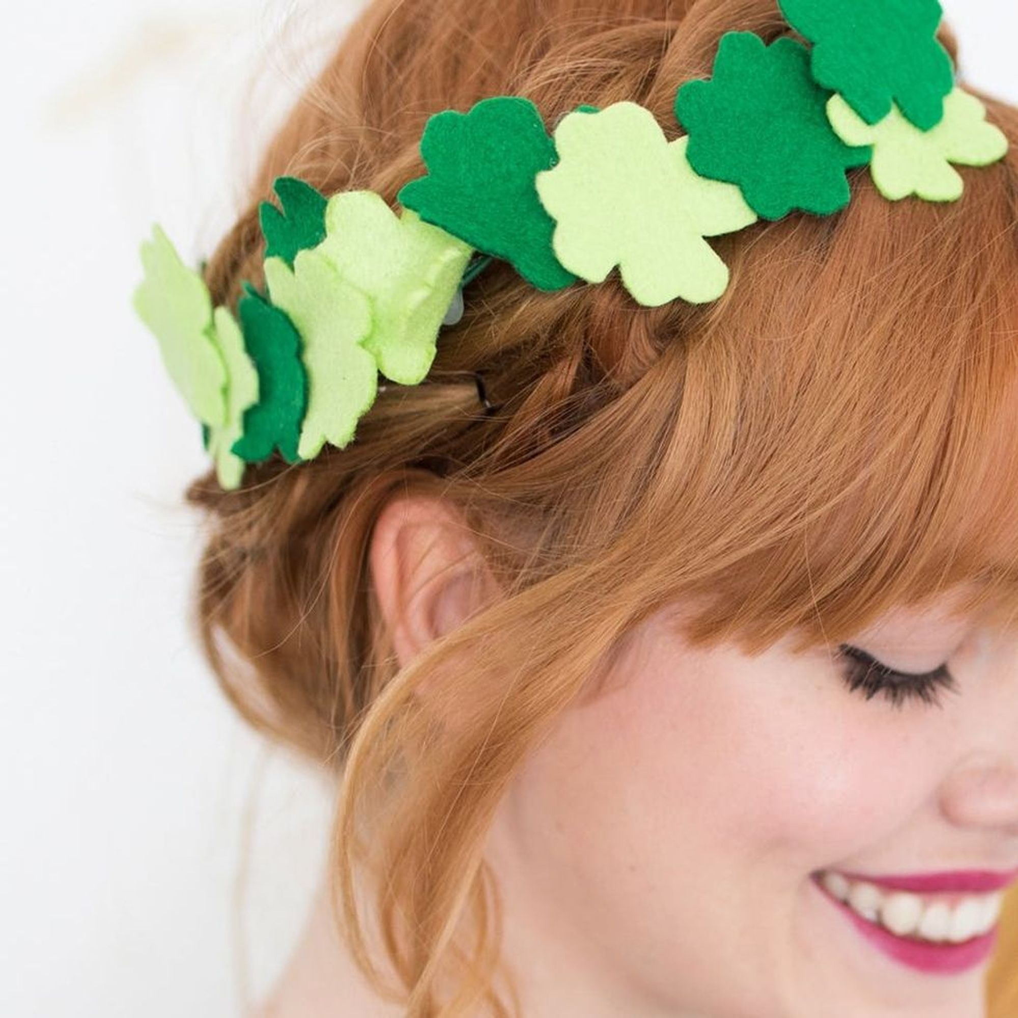 Get Ready for St. Patrick’s Day With This Fancy Clover Crown - Brit + Co