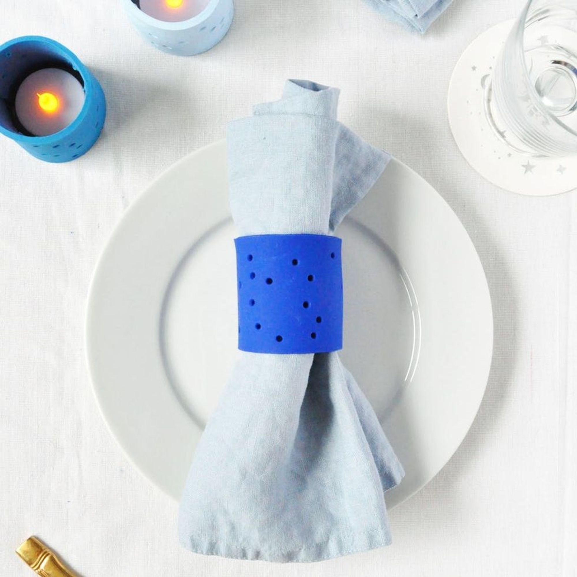These DIY Napkin Rings Turn Into Night Sky Votive Holders For Your these-diy-napkin-rings-turn-into-night-sky-votive-holders-for-your