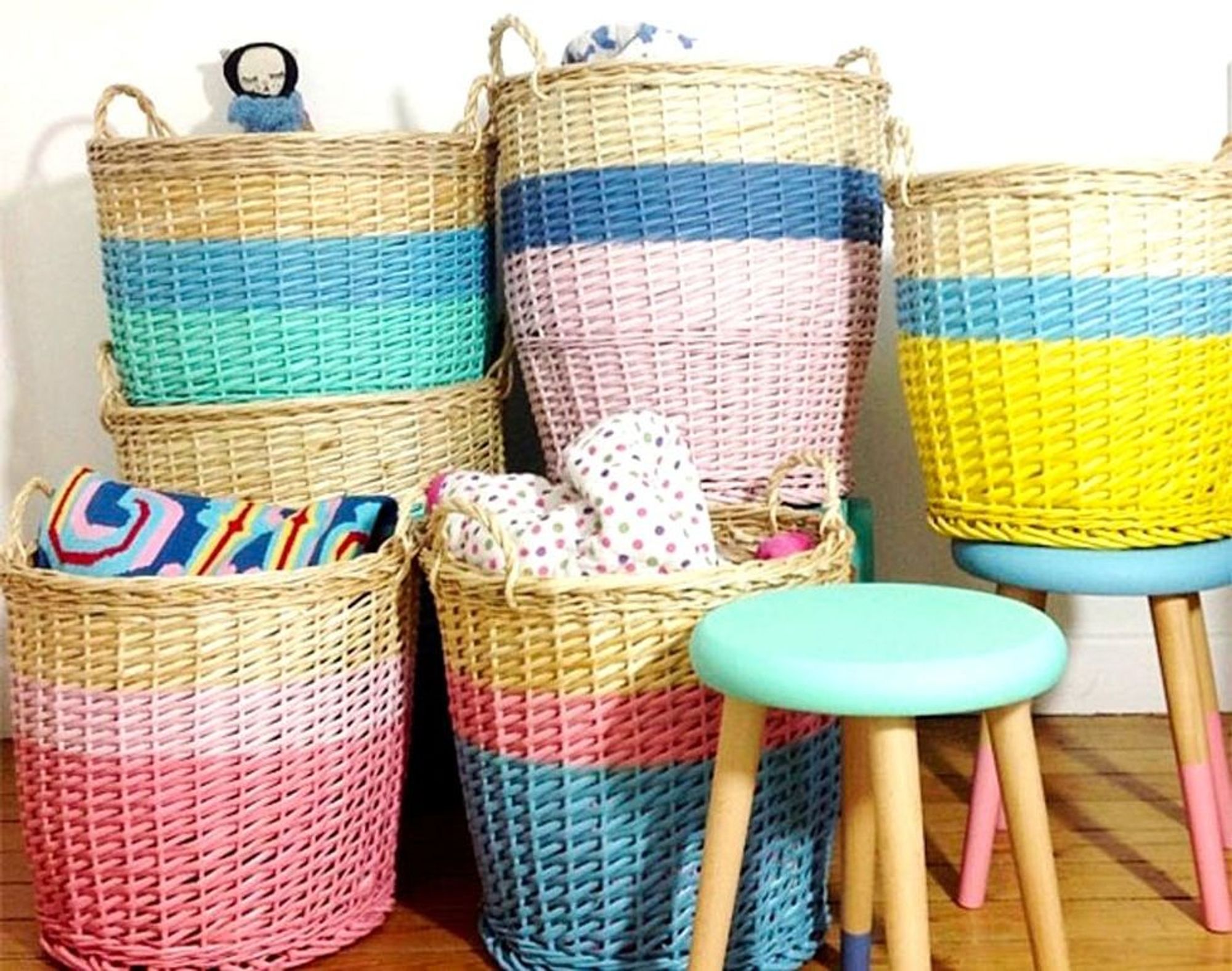 11 DIY Ways to Update Storage Baskets - Brit + Co