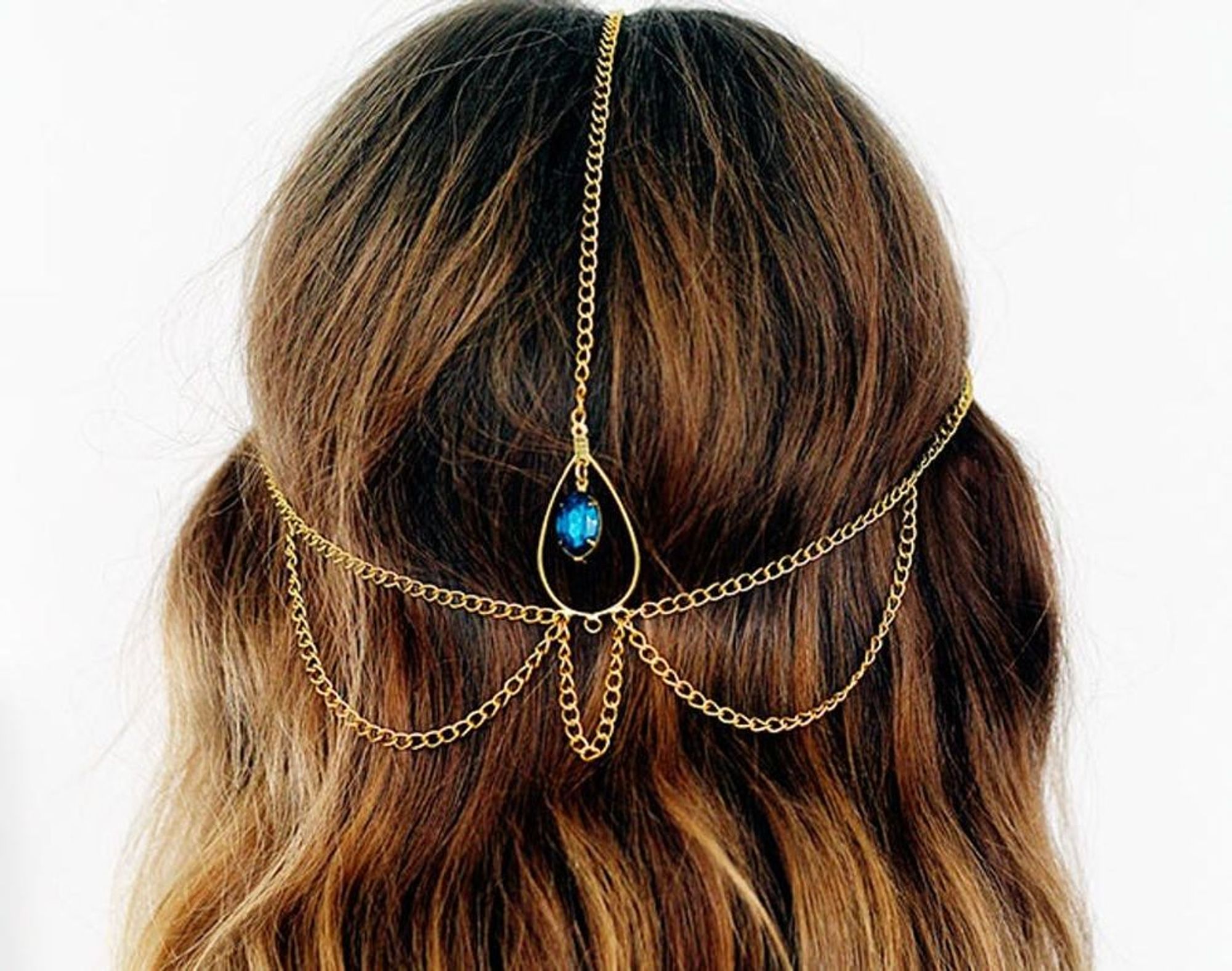 DIY a Chic Hair Chain in 15 Minutes - Brit + Co