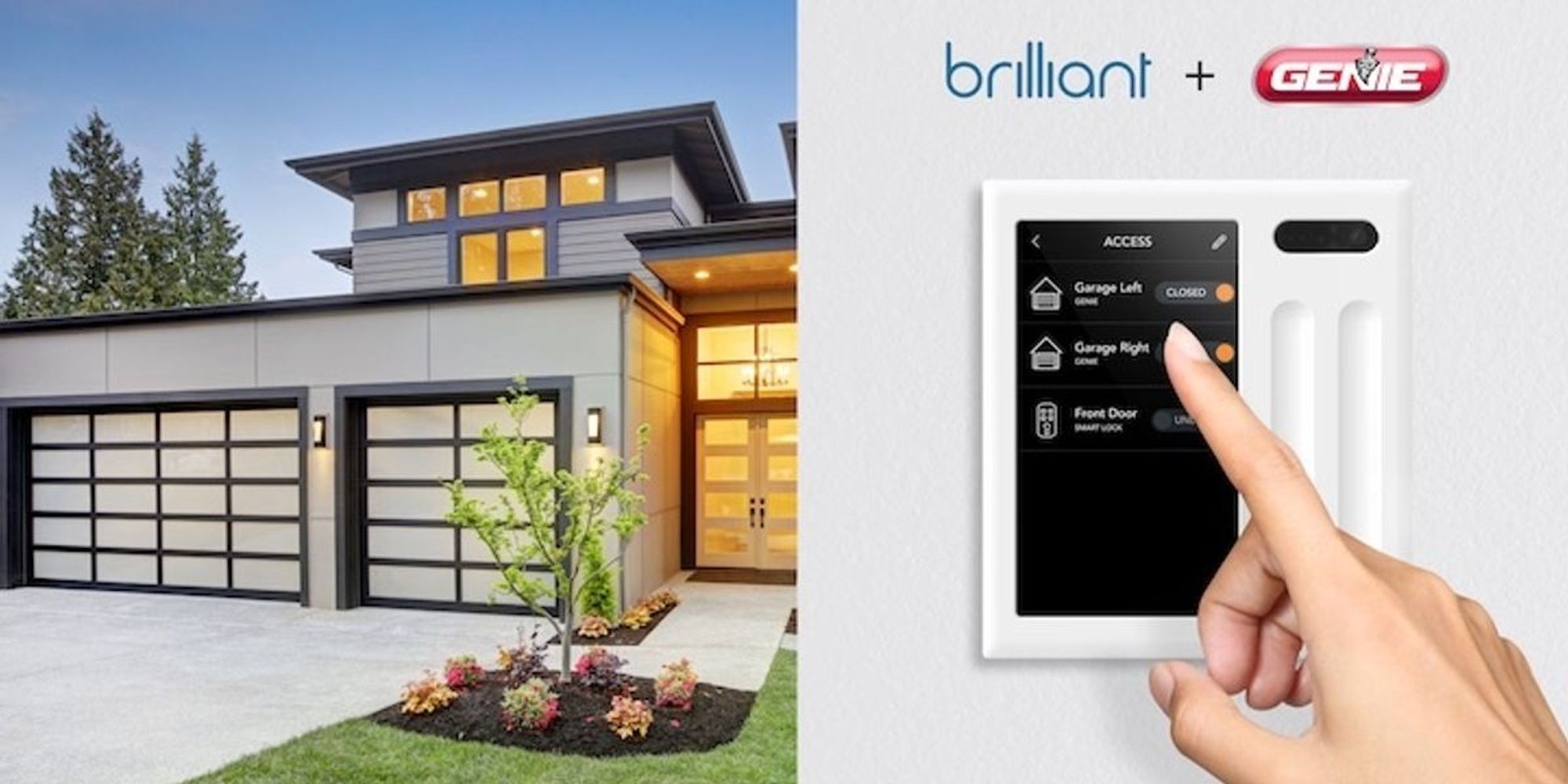 Brilliant smart controller now opens and closes garage doors - Gearbrain