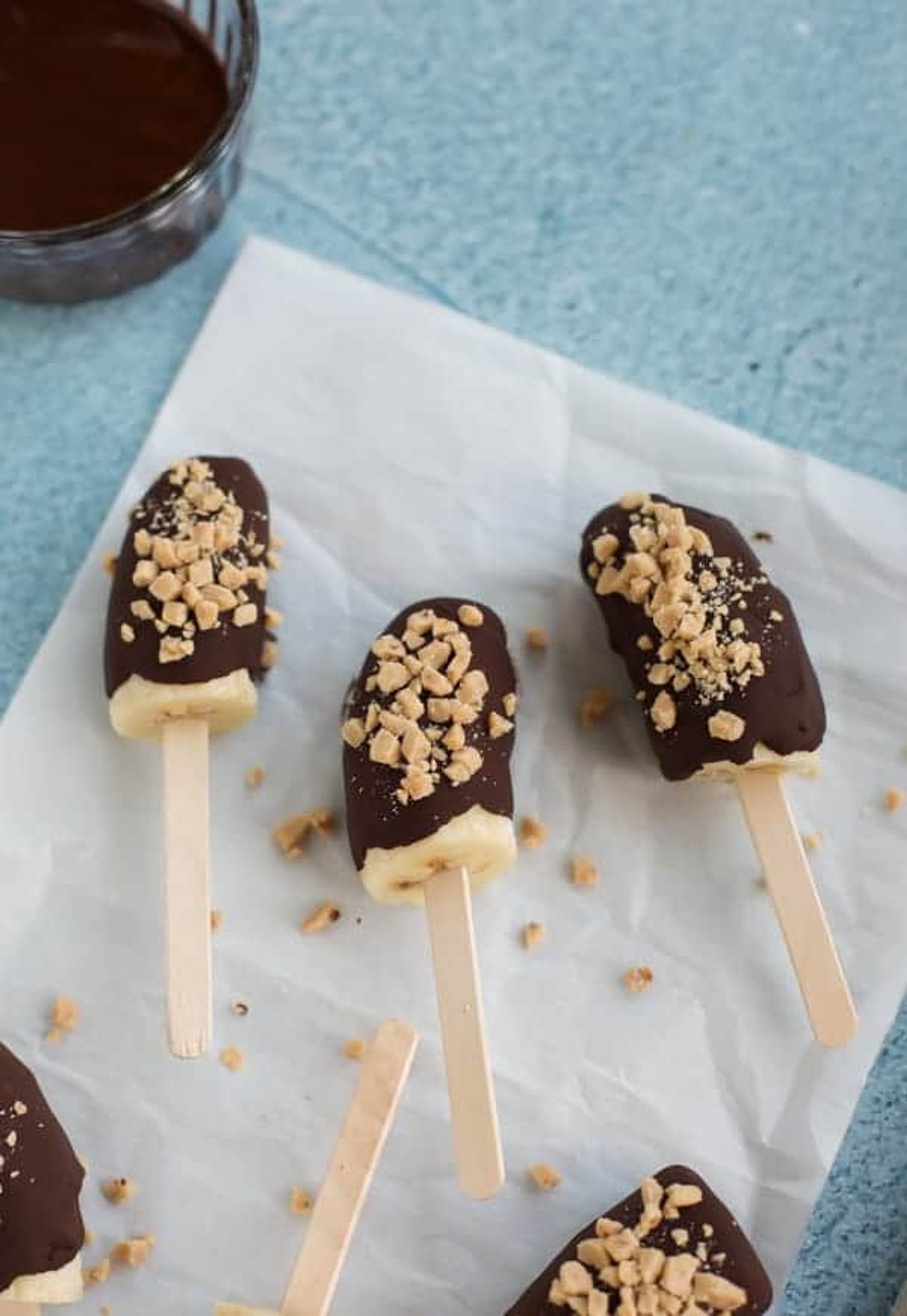 Frozen Chocolate Dipped Bananas - Seasonal Cravings - My Recipe Magic