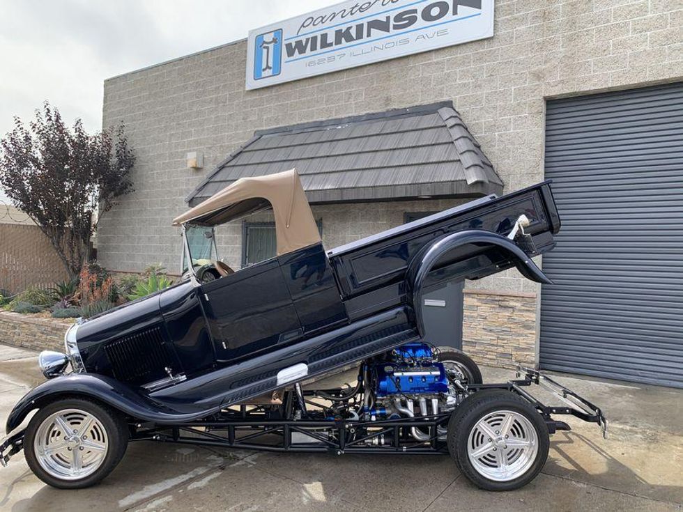 It looks like a typical Southern California street rod, but this 1928 ...