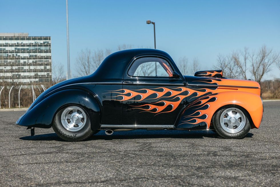 Find of the Day: This 1941 Willys Coupe Hot Rod is on Fire - Hemmings