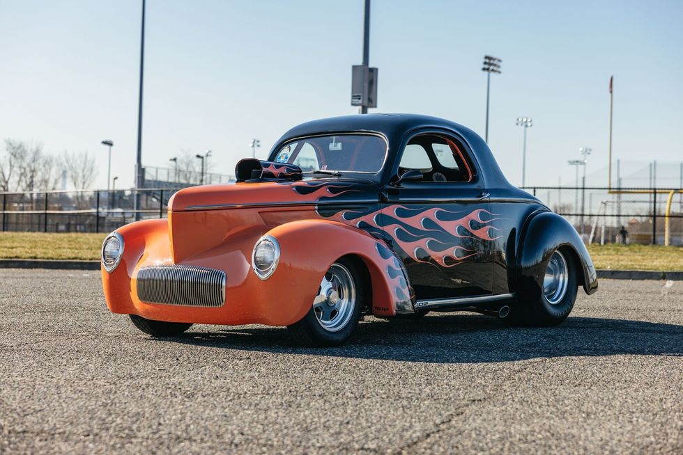 Find of the Day: This 1941 Willys Coupe Hot Rod is on Fire - Hemmings