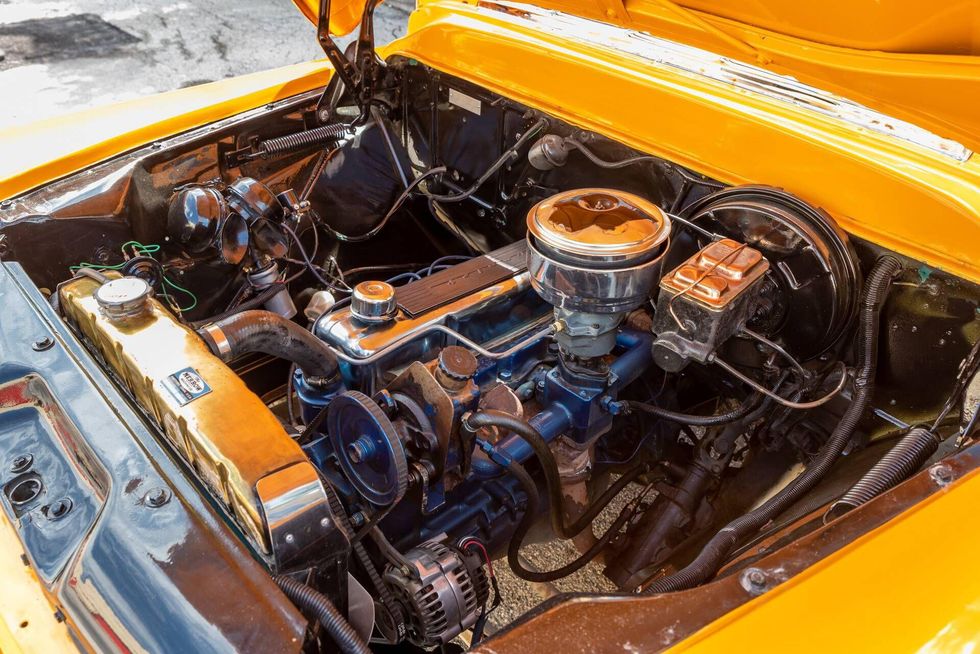 Even with the original Stovebolt six, 1958 Chevrolet Apache school bus ...