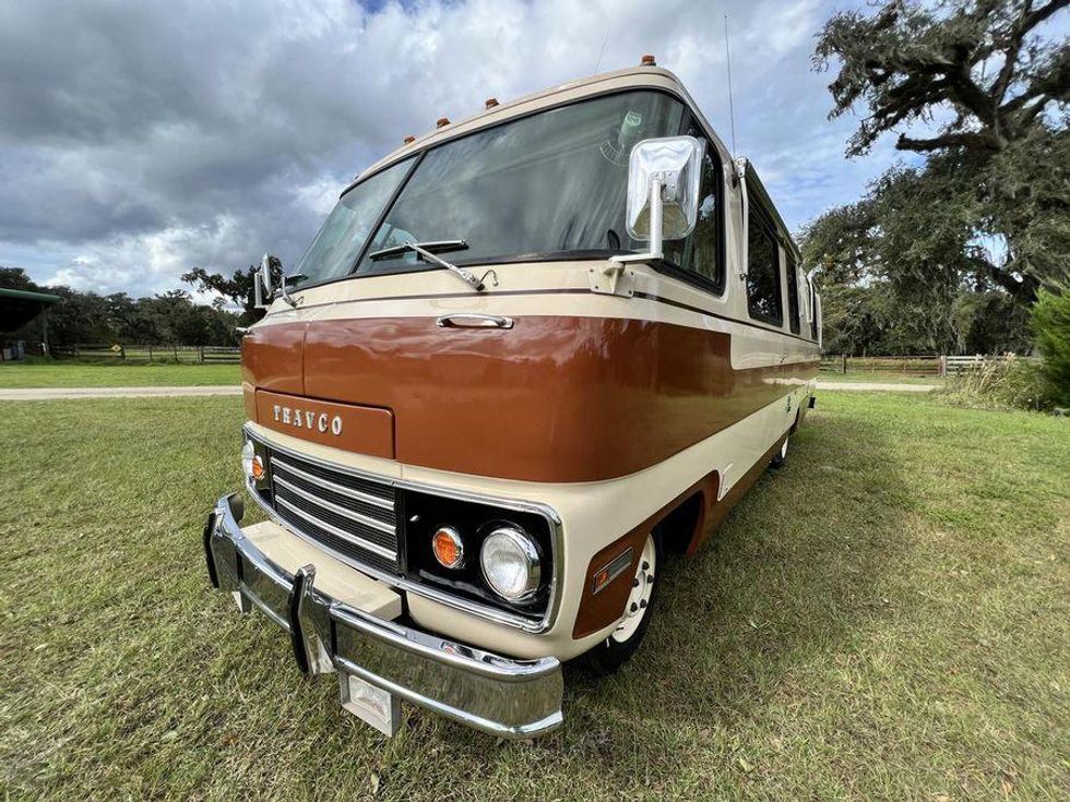 Down to the Tupperware inside, 1977 Dodge Travco motorhome unabashedly ...