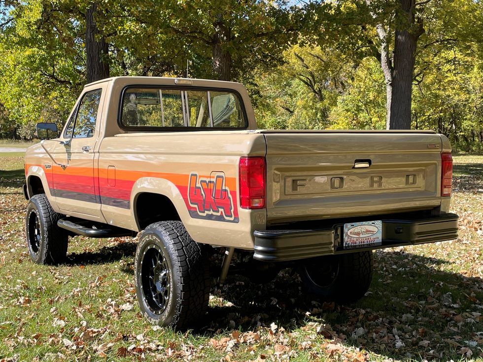 Sundown stripes add a splash of color to fully restored 1984 Ford ...