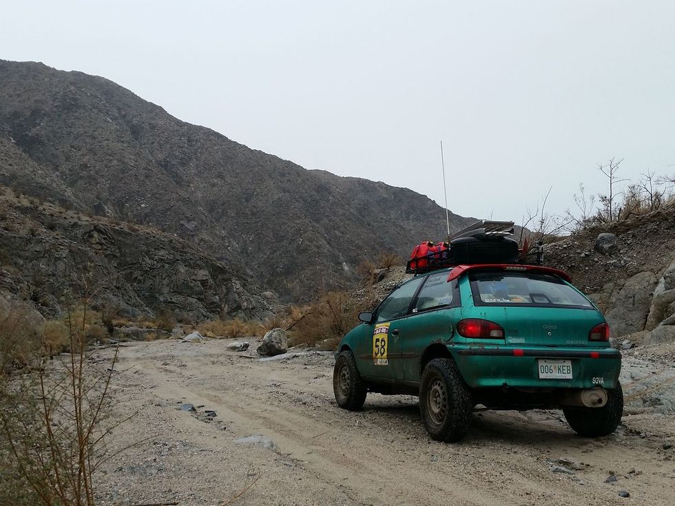 Geo Metro built for rallying makes surprise wedding stop | Hemmings