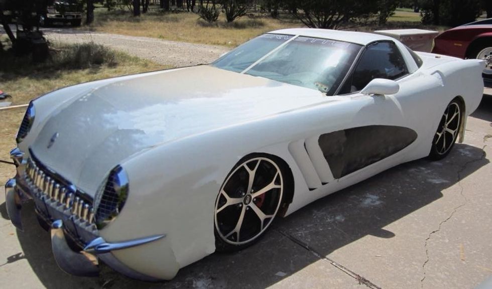 A New C8 Corvette Gets Sliced Up for a Custom C2 Mid-Engine Home Build ...