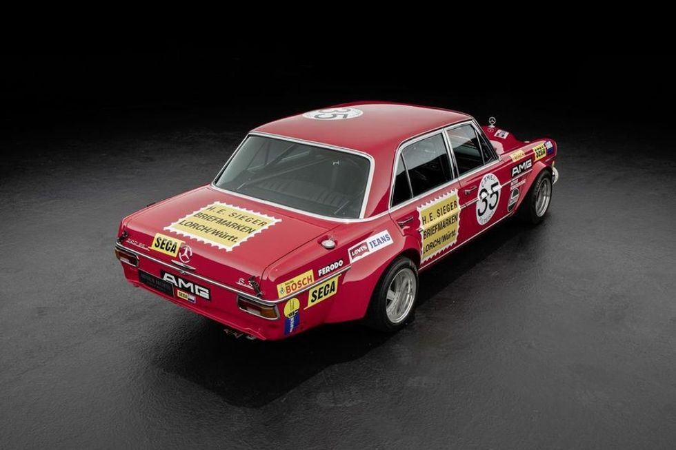 This AMG Mercedes-Benz 300SEL 6.3 Red Pig Replica Embraces Rally Car ...