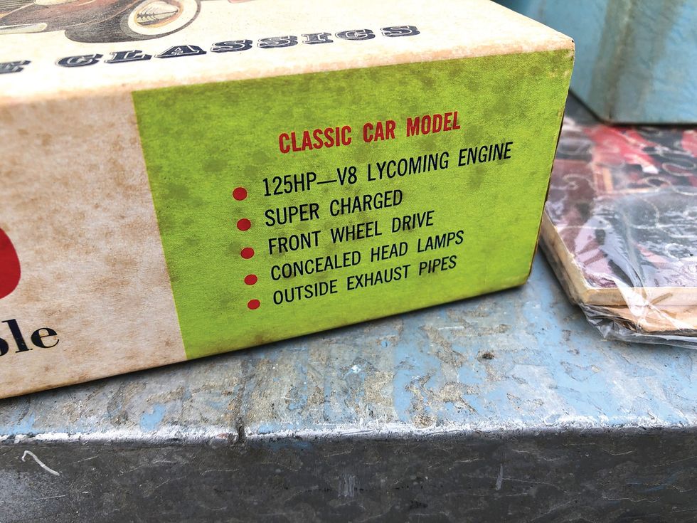 Box Find: "1937 Cord Convertible" Model Kit by Pyro Plastic Corporation ...