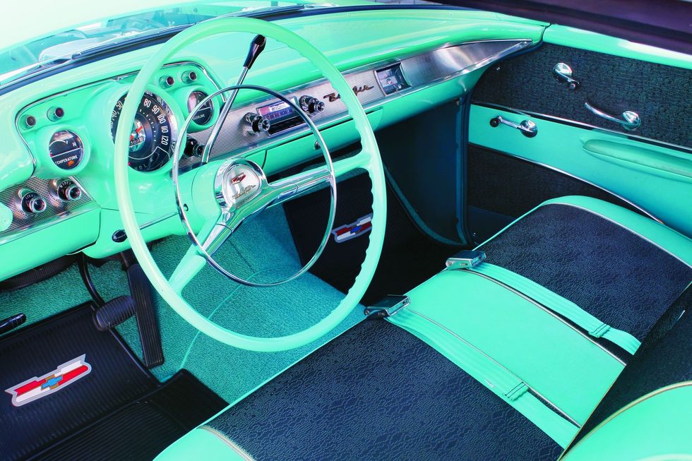 This 1957 Chevrolet Bel Air Four-door Sport Sedan Was Ordered New and ...