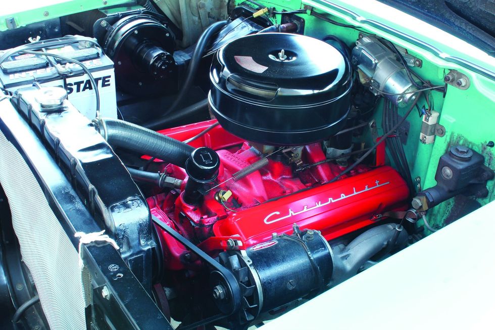 This 1957 Chevrolet Bel Air Four-door Sport Sedan Was Ordered New and Has Remained in Near ...