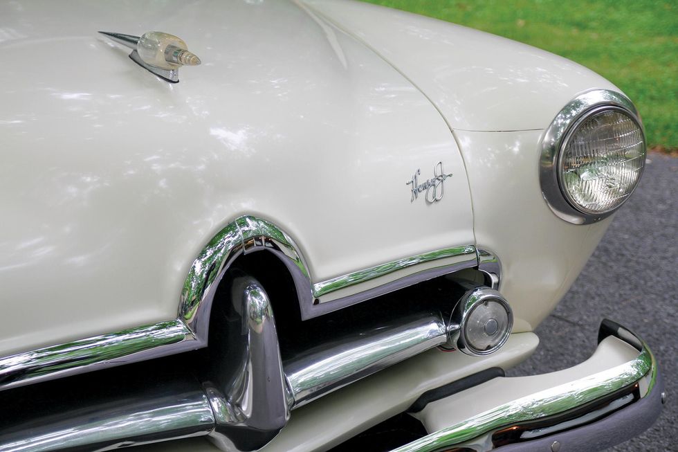 A lifelong Henry J fan restores his 1951 Deluxe in his home garage ...