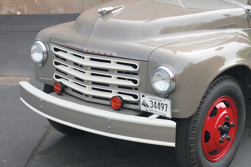 After A Full Restoration, This 1949 Studebaker 2R16 Stake Bed Truck ...