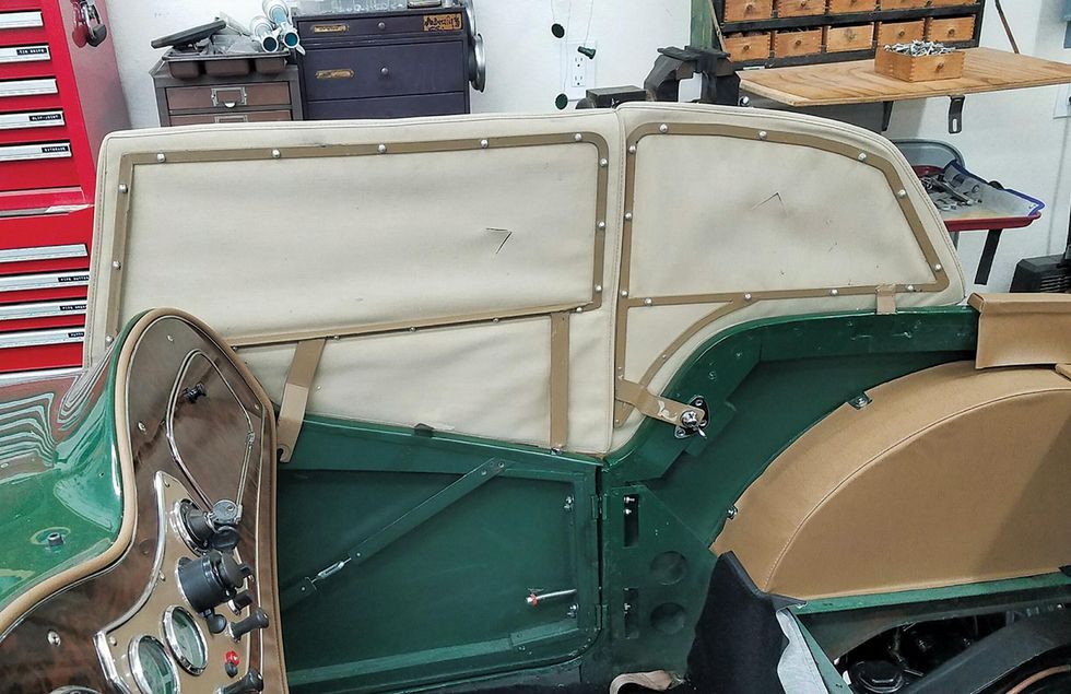 The 1951 MG TD looked good, but it took a lot of effort to undo ...