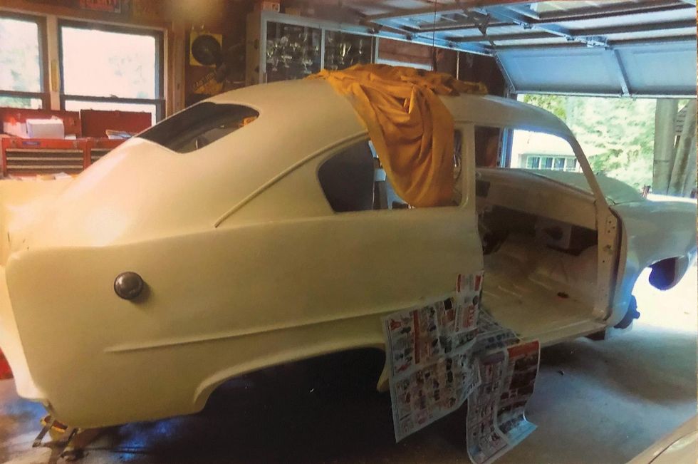 A lifelong Henry J fan restores his 1951 Deluxe in his home garage ...