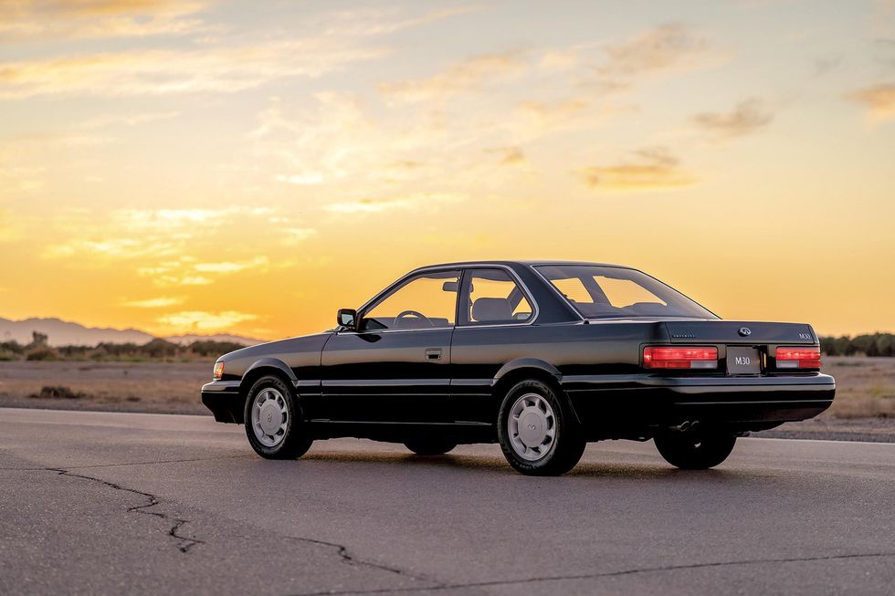 For its first coupe, Infiniti built the early Nineties M30 on a ...
