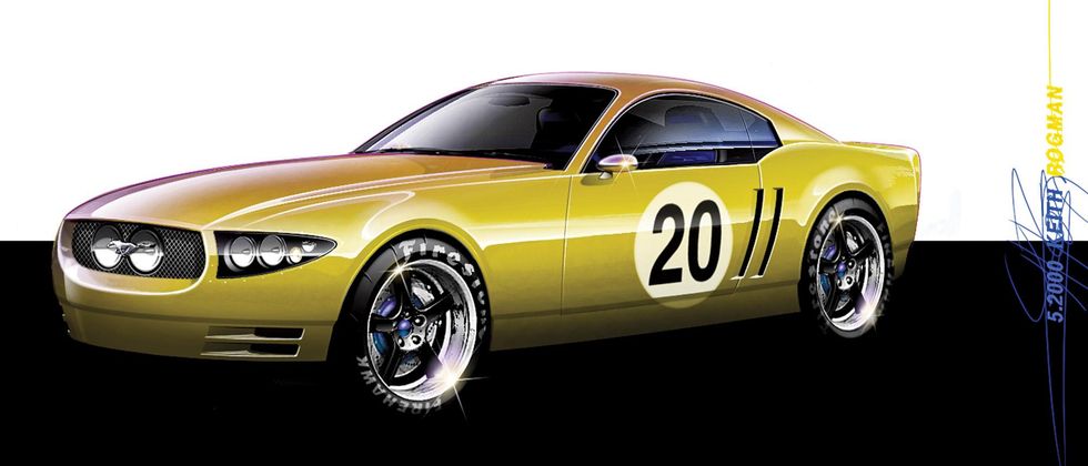 Concept Car Styling that Paved the Way for Ford's S197 Mustang and ...