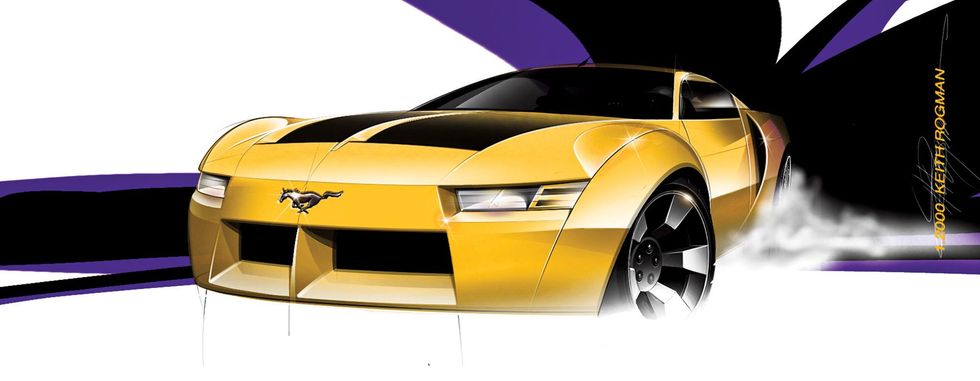 Concept Car Styling that Paved the Way for Ford's S197 Mustang and ...