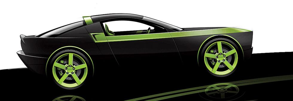 Concept Car Styling that Paved the Way for Ford's S197 Mustang and ...