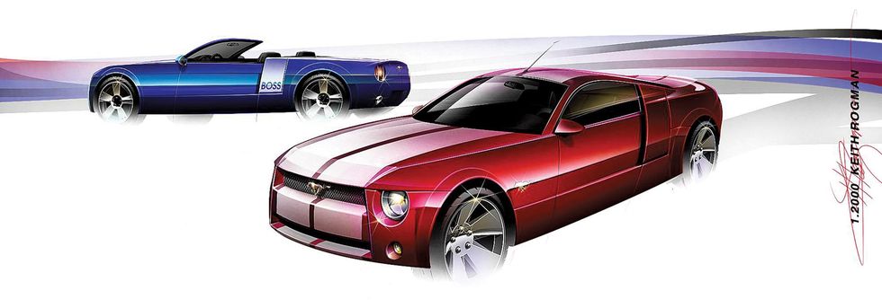 Concept Car Styling that Paved the Way for Ford's S197 Mustang and ...