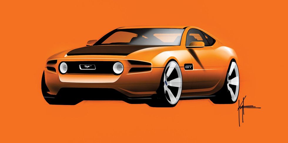 Concept Car Styling that Paved the Way for Ford's S197 Mustang and ...