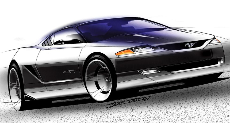 Concept Car Styling that Paved the Way for Ford's S197 Mustang and ...