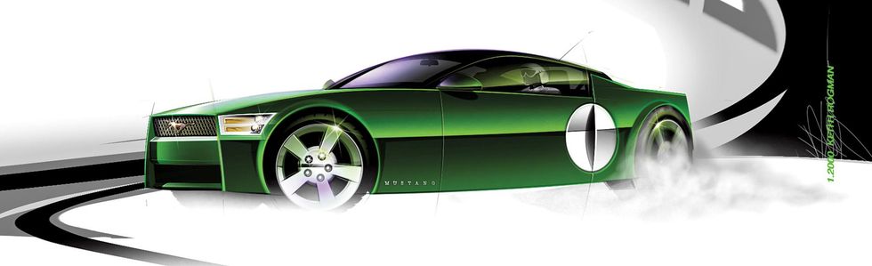 Concept Car Styling that Paved the Way for Ford's S197 Mustang and ...