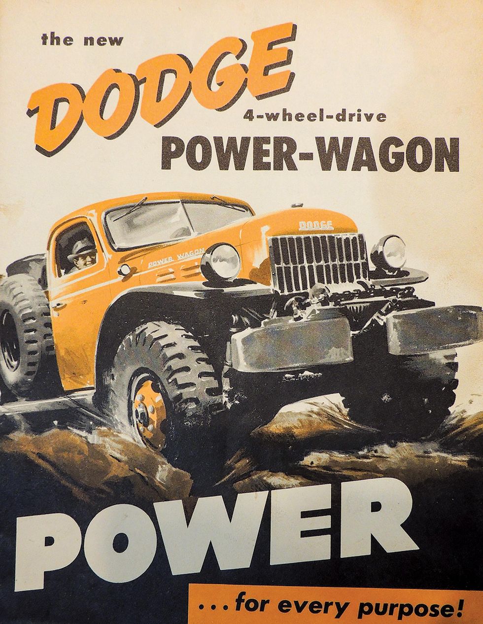 World War II spawned it, but this 1956 Dodge Power Wagon worked a half ...