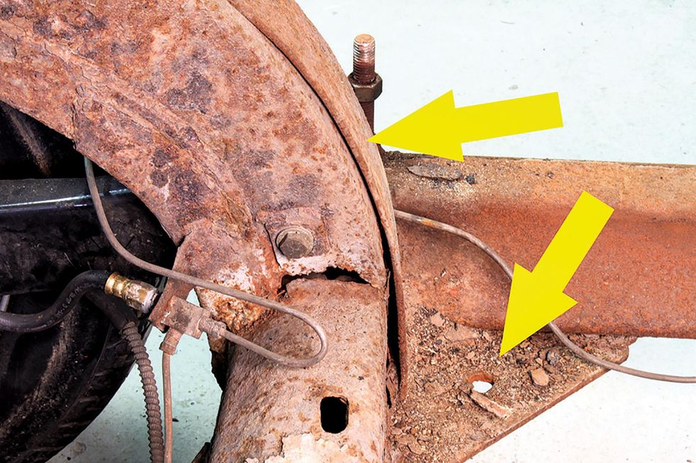 A rust-ravaged Corvette chassis, resurrected to save a restoration ...