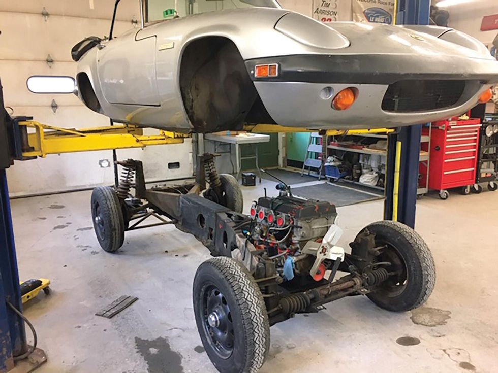 After Sitting Dormant 40 Years, an Original-Owner 1973 Lotus Elan ...