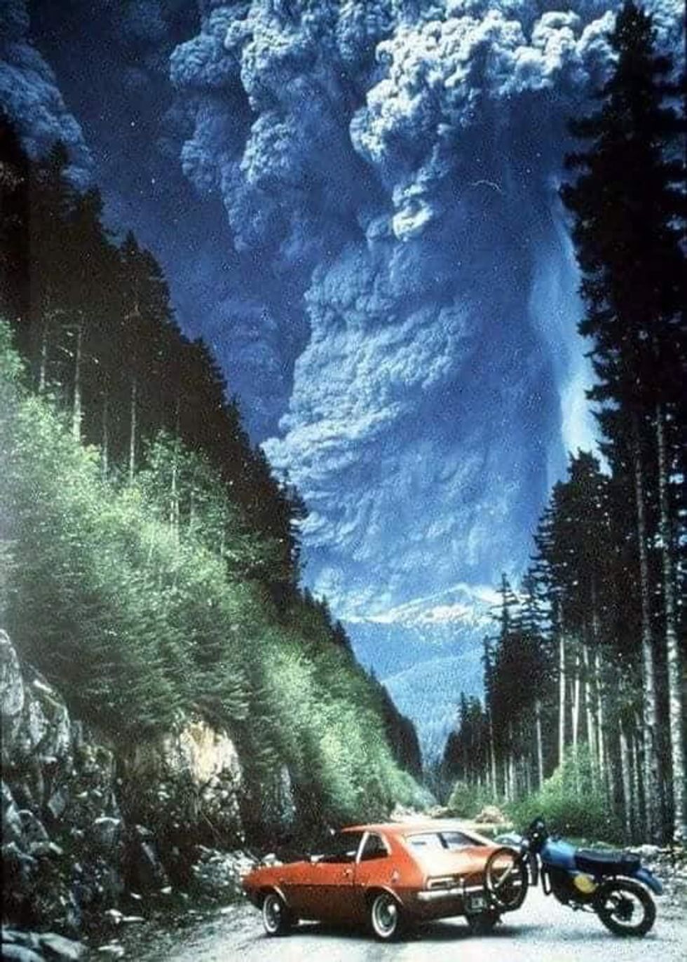 The Story Behind That Photo Of The Pinto In Front Of The Mt. St. Helens ... The Story Behind That Photo Of The Pinto In Front Of The Mt. St. Helens ...
