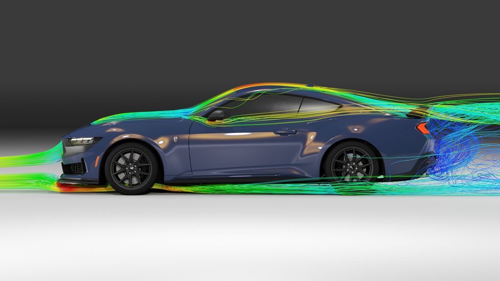 Ford’s 200 MPH Wind Tunnel Gives the Mustang Dark Horse and GT3 an Edge ...