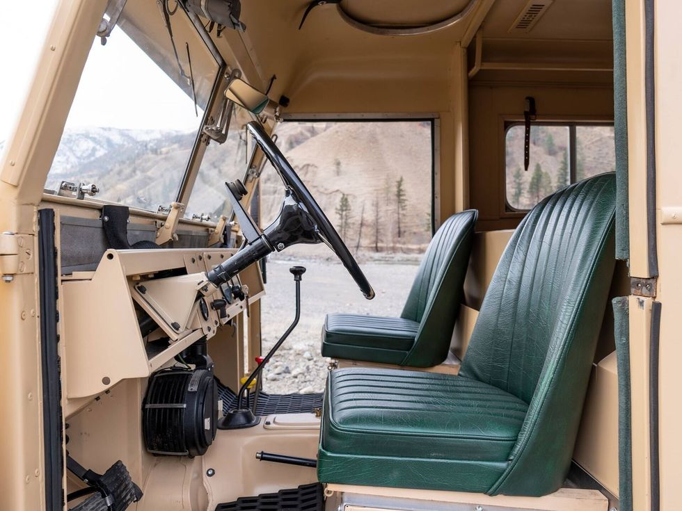 Restored round-the-world Land Rover at auction in Monterey - Hemmings