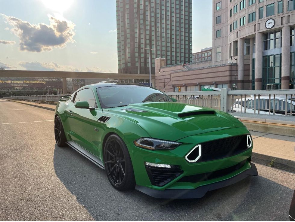 The night of 1,000 Mustangs takes over Detroit for unveiling of seventh ...