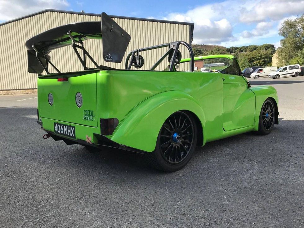 Hot-rodded 1957 Morris Minor is a van, but it's also a roadster, but it ...
