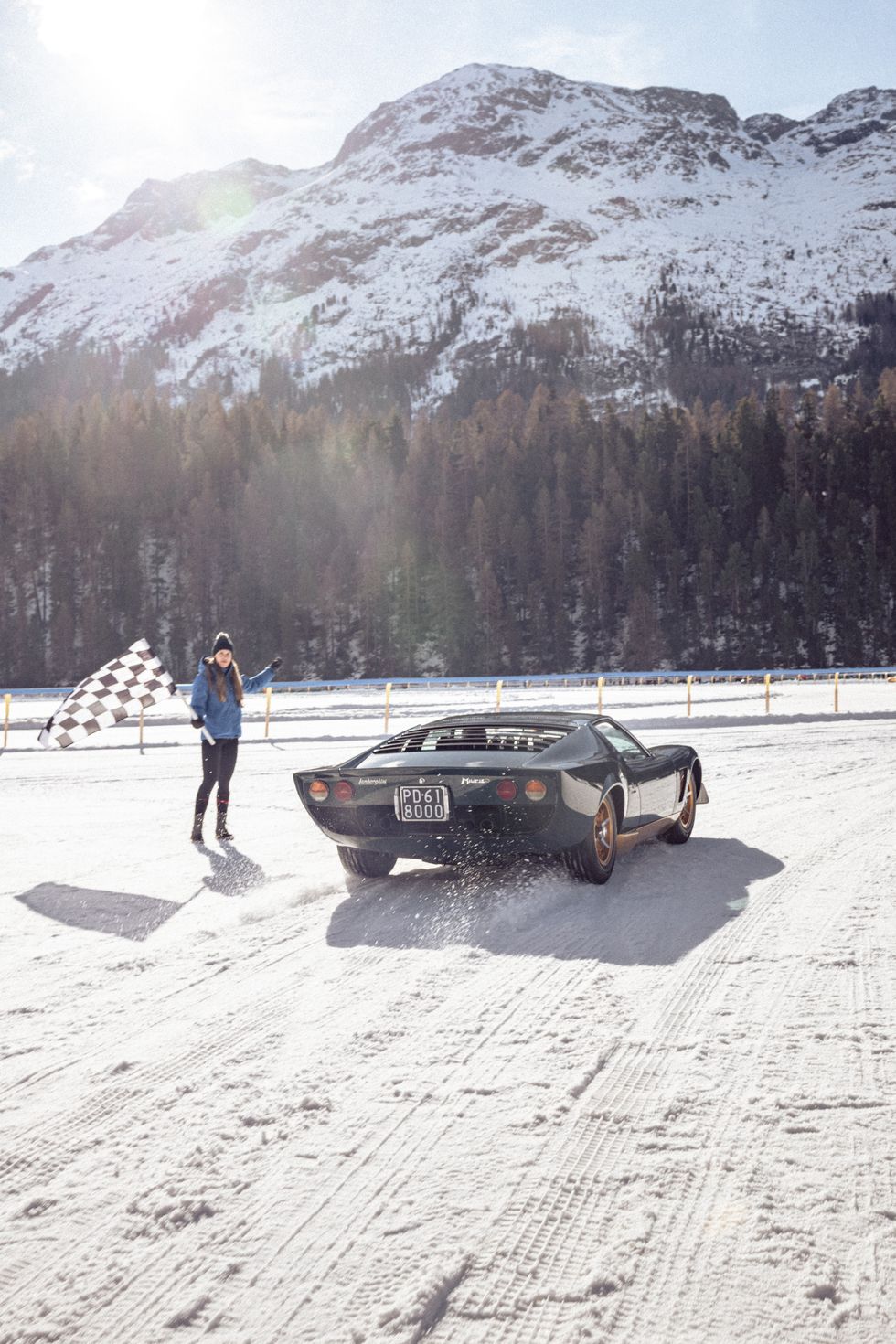 A Polo Storico-certified Lamborghini Miura P400 S goes Ice Racing ...