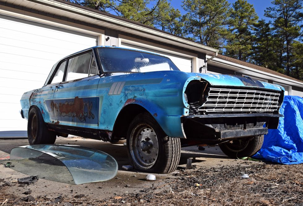 Barn Find 1964 Chevy II Nova Drag Car Rescued After 30 Years - Hemmings