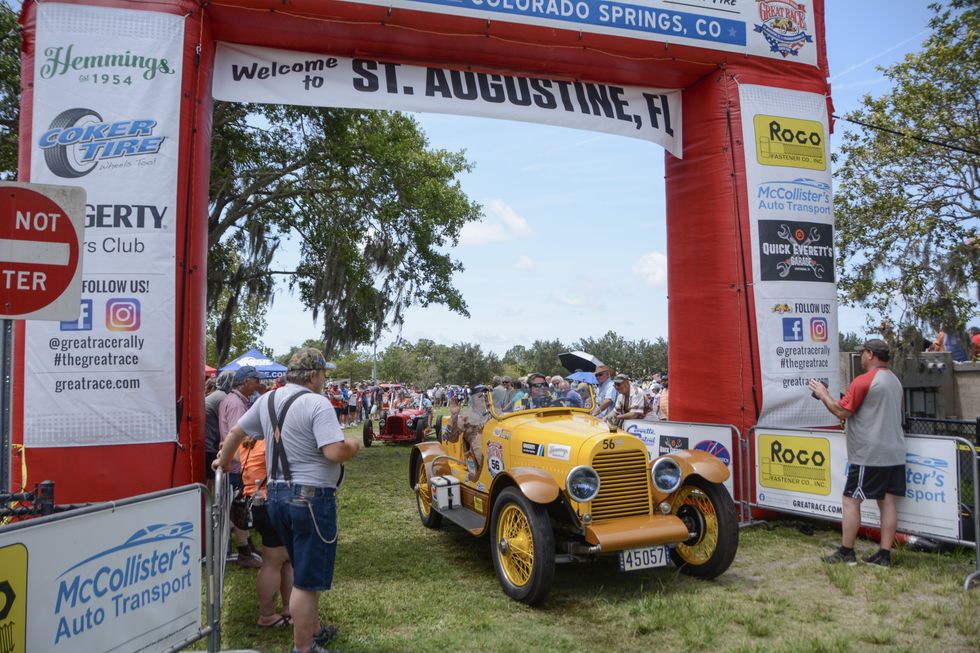 The 2023 Great Race Blasts Off From St. Augustine, Florida - Hemmings